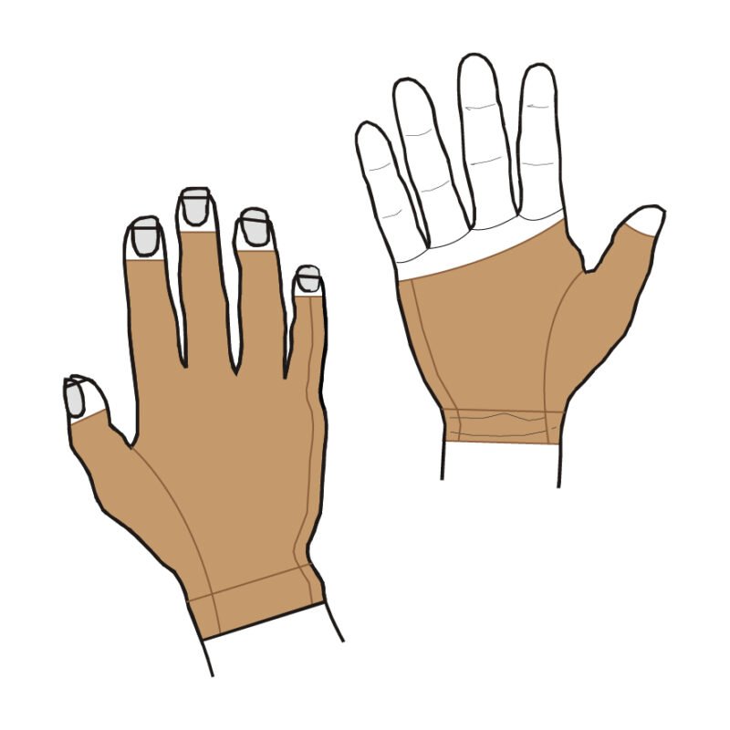 Custom Compression Hand Glove - US Compression Garments Customized Wear ...